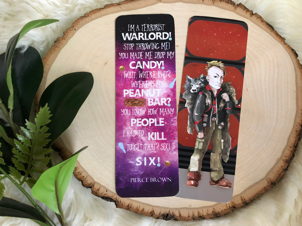 “Red Rising" Double Sided Bookmarks – The Simply Bookish Co.